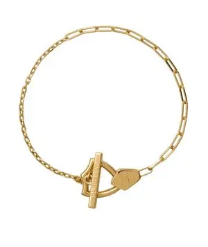 Burberry Shield Link Bracelet - Gold