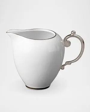 L & APOS;OBJET Aegean -trim Creamer, 10 Oz - Platinum
