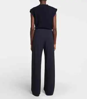 Vince High-rise Crepe Pants