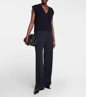 Vince High-rise Crepe Pants