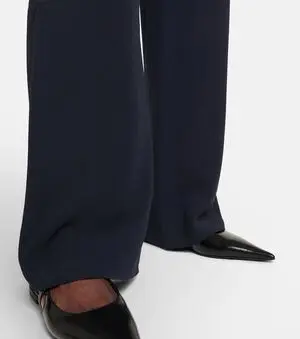 Vince High-rise Crepe Pants