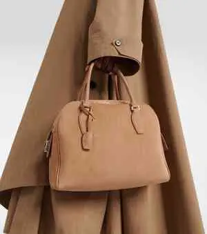 THE ROW India 12 Suede Tote Bag - Brown