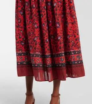 Ulla Johnson Mona Floral Midi Dress