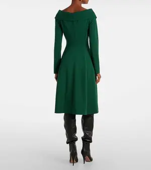 Dorothee Schumacher Off-shoulder Midi Dress
