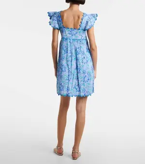 JULIET DUNN Printed Mini Dress