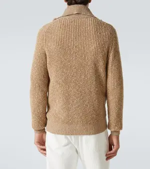 Brunello Cucinelli Zip-up Wool And Cashmere Cardigan