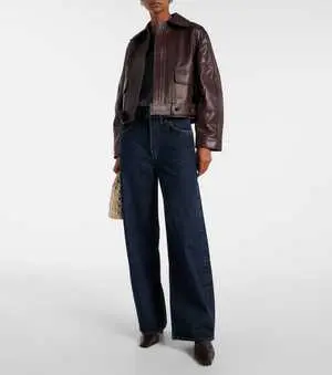 AGOLDE Low Curve Barrel-leg Jeans In Pendulum - Blue
