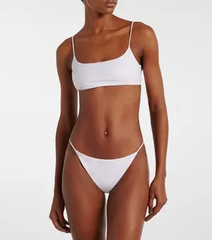 Jade Swim Bare Minimum Bikini Bottoms - White