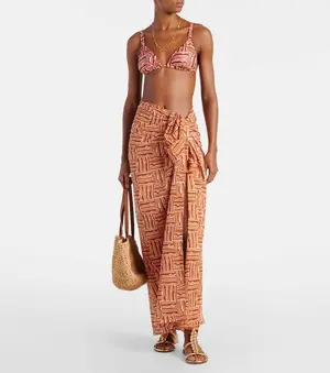 Faithfull The Brand Printed Bikini Top
