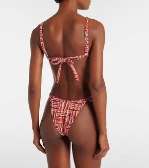 Faithfull The Brand Printed Bikini Top