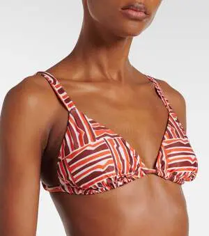 Faithfull The Brand Printed Bikini Top