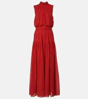 Diane Von Furstenberg Menon Turtleneck Maxi Dress - Pink