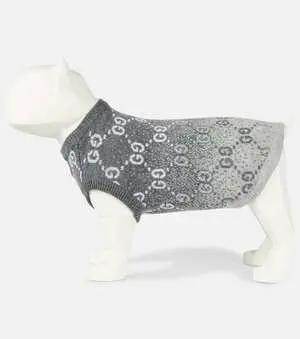 Gucci Wool Jacquard Dog Sweater