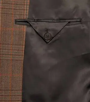Auralee Prince Of Wales Wool Blazer