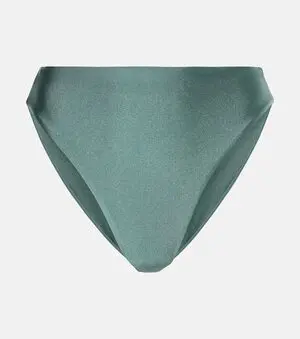 Jade Swim Incline High Rise Bikini Bottoms - Green