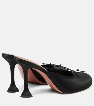 Amina Muaddi Lila 95 Satin Mules