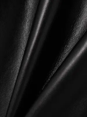 AGOLDE Ren Cropped High-rise Wide-leg Recycled Leather-blend Pants