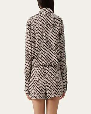 Melissa Odabash Millie Printed Shirt