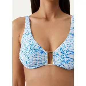 Melissa Odabash Bel Air Bikini Top - Pineapples