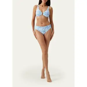 Melissa Odabash Bel Air Bikini Top - Pineapples