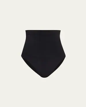 SKIMS Seamless Sculpt High Waist Thong - Onyx