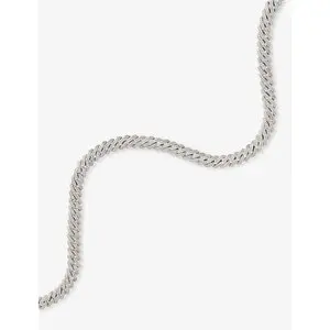 DARKAI Mini Prong Pavé Necklace - White