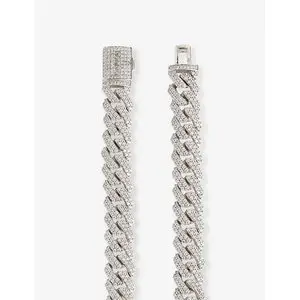 DARKAI Mini Prong Pavé Necklace - White