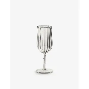 SOPHIE LOU JACOBSEN Tulip Wine Glasses Set Of Four 17cm - Clear
