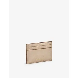 BVLGARI Serpenti Forever Metallic-leather Card Holder