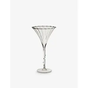 SOPHIE LOU JACOBSEN Trumpet Aperitif Glasses Set Of Four - Clear