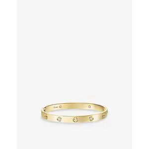 Cartier Love Bracelet 18ct And Diamond - Yellow Gold