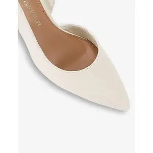 Kurt Geiger Aria Low 2 Leather Slingback Courts