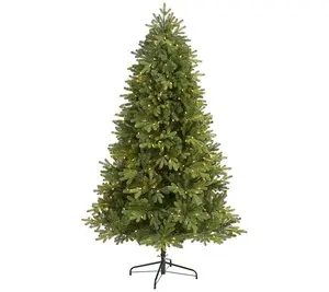 NEARLY NATURAL 6.5' Washington Fir Christmas Tree - One-color