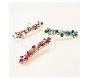 VIOLET & BROOKS Phoebe Crystal Cluster Barrette