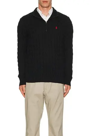 Polo Ralph Lauren Cable Knit Quarter Zip Pullover