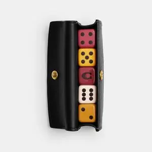 COACH® Dice Set - Brass/black