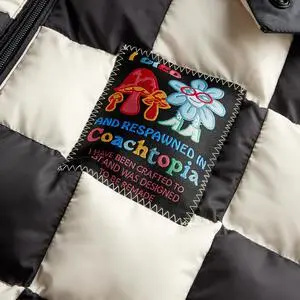 COACHTOPIA Loop Puffer Jacket With Checkerboard Quilting