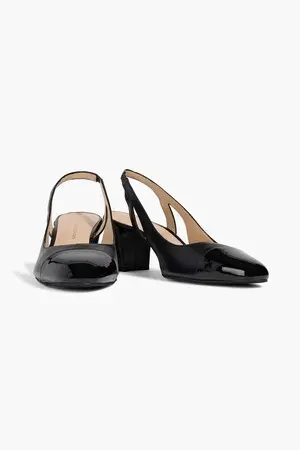 STUART WEITZMAN Patent Leather Slingback Pumps