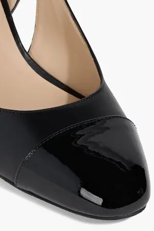 STUART WEITZMAN Patent Leather Slingback Pumps