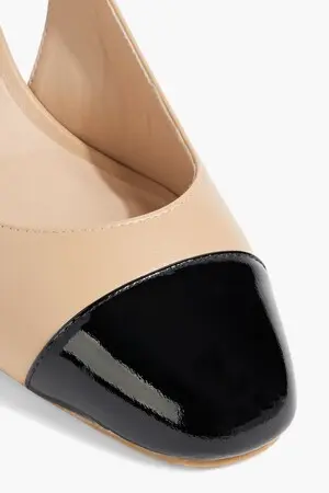 STUART WEITZMAN Sleek 50 Leather Slingback Pumps