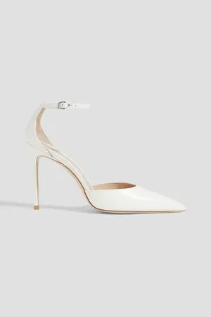 Leather Ankle Strap Pumps