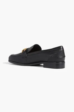 STUART WEITZMAN Owen Embellished Leather Loafers