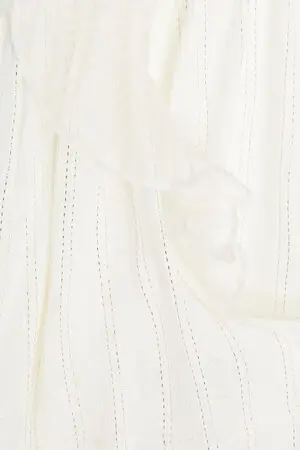Isabel Marant Étoile Melody One-shoulder Floral-jacquard Top