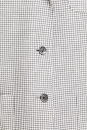 Thom Browne Gingham Wool-tweed Blazer