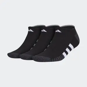 Adidas Cushioned No-show Socks Set Of 3 - Black / Onix / White