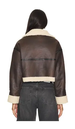 Superdown Amelia Faux Leather Jacket