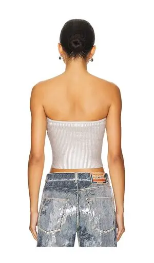 DIESEL M-clarksvillex-c Metallic Tube Top