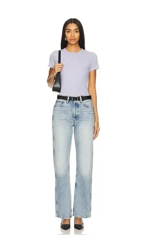 LESET Kelly Slim Fit Tee - Heather Grey