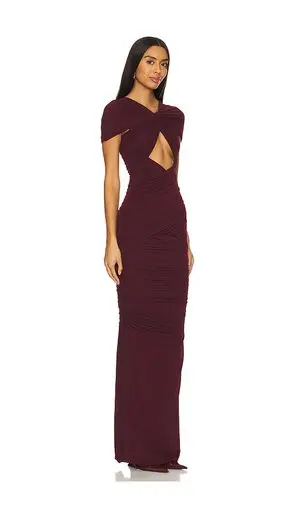 Ronny Kobo Nasha Dress - Maroon