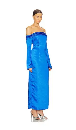 RUNAWAY THE LABEL Arielle Maxi Dress - Cobalt